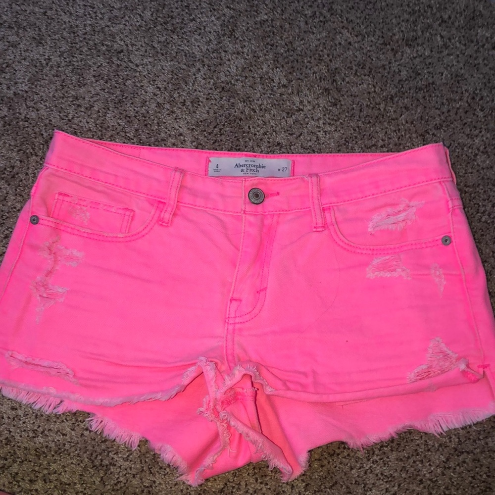 Pink Jean Shorts From Abercrombie And Fitch - Gem